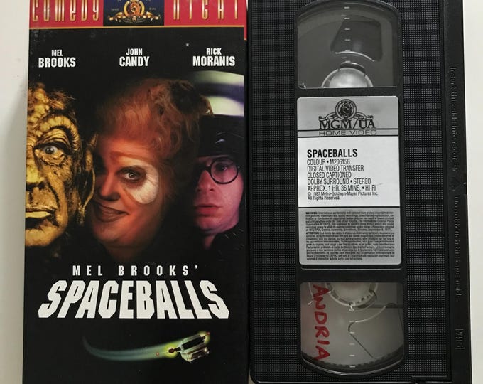 Vintage Spaceballs VHS Tape Mel Brooks John Candy 80s Comedy Sci-fi Spoof - Etsy