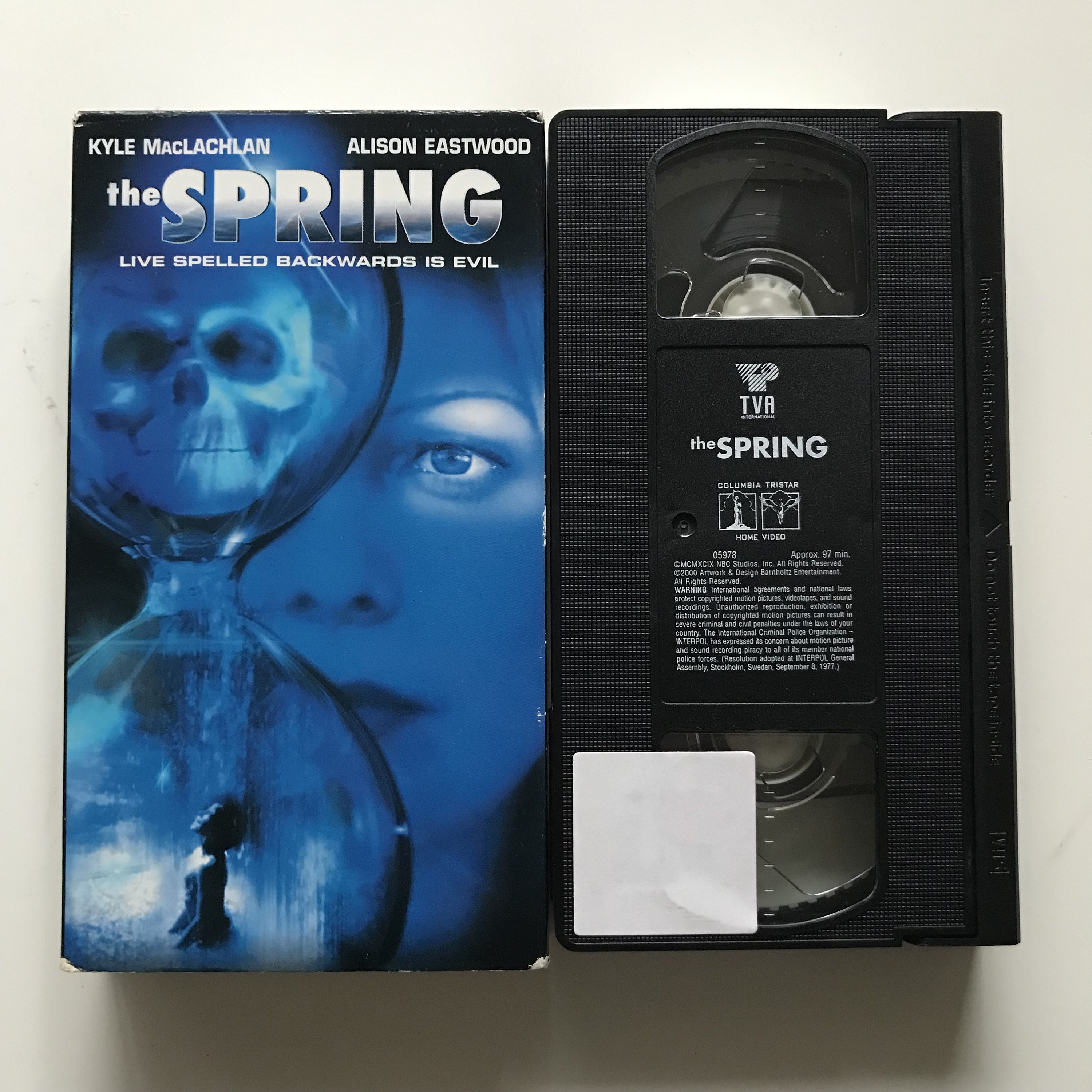 The Spring VHS 2000 Made for TV Sci-fi Horror Film Kyle Maclachlan - Etsy