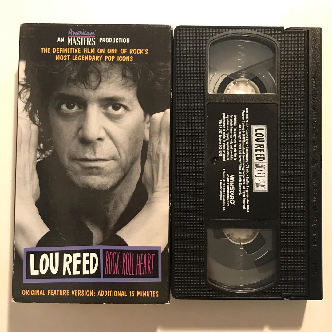 Vintage Lou Reed Rock and Roll Heart VHS Documentary Pop Rock Icon - Etsy