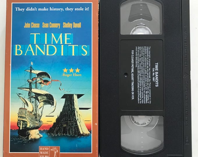 Time Bandits VHS Tape 80s Terry Gilliam Fantasy Adventure Sci-fi - Etsy