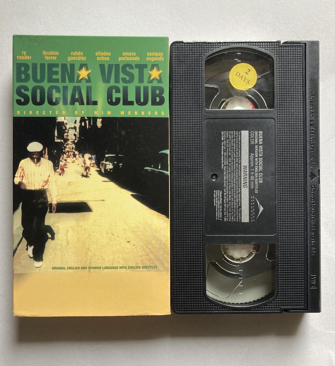 Buena Vista Social Club VHS Tape Wim Wenders Cuban Music Documentary - Etsy