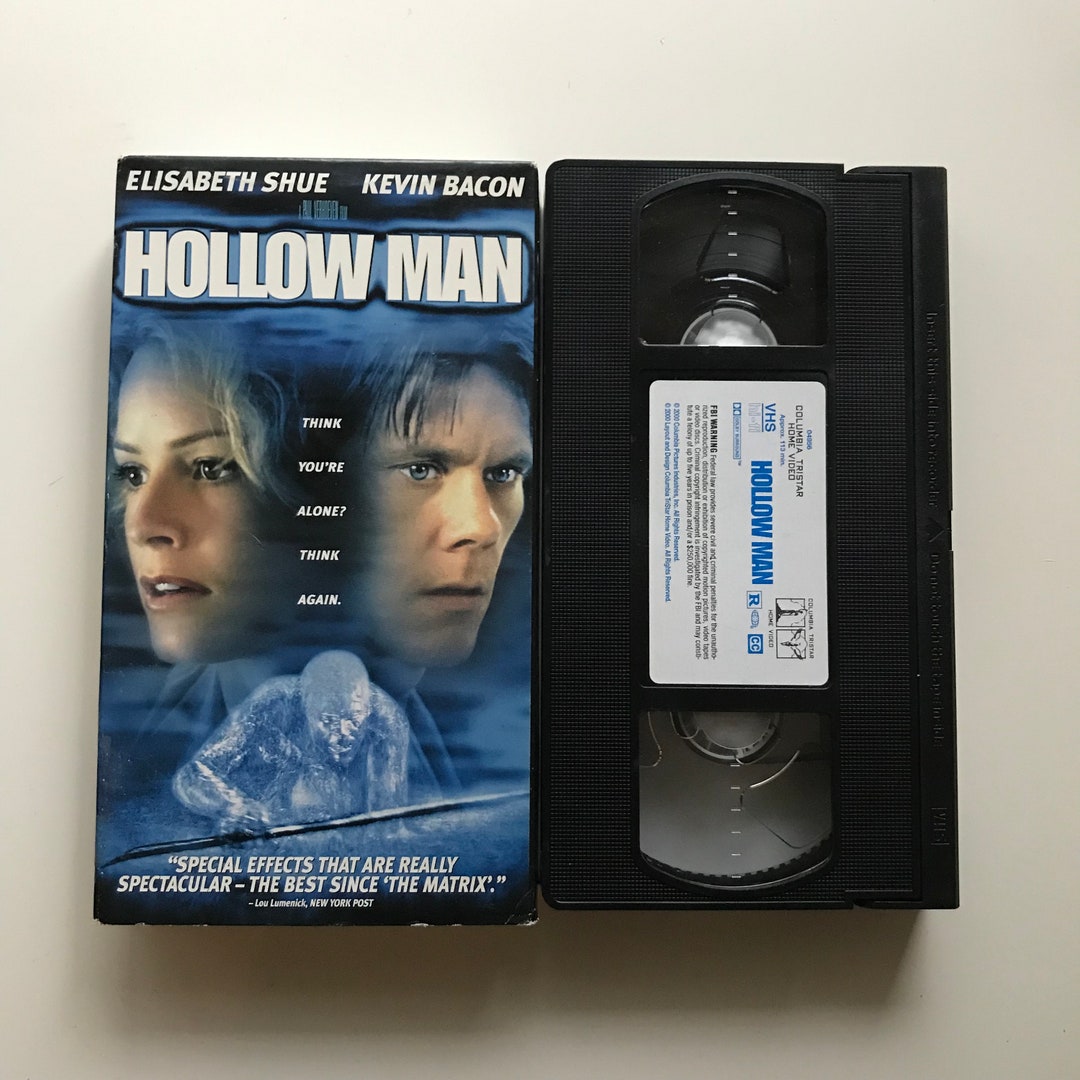 Vintage Hollow Man VHS Tape 2000 Kevin Bacon Sci-fi Y2K - Etsy