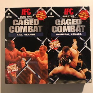 IFC World Tour Caged Combat VHS Tapes Ukraine / Canada / 90s Cage ...