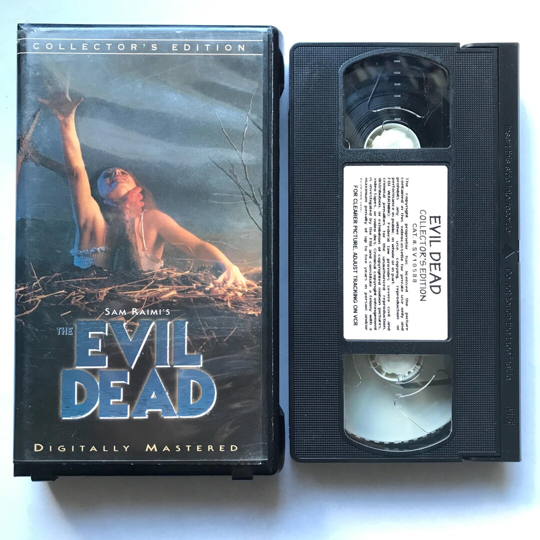 The Evil Dead VHS Tape Collector's Edition Clamshell Video 80s Horror ...