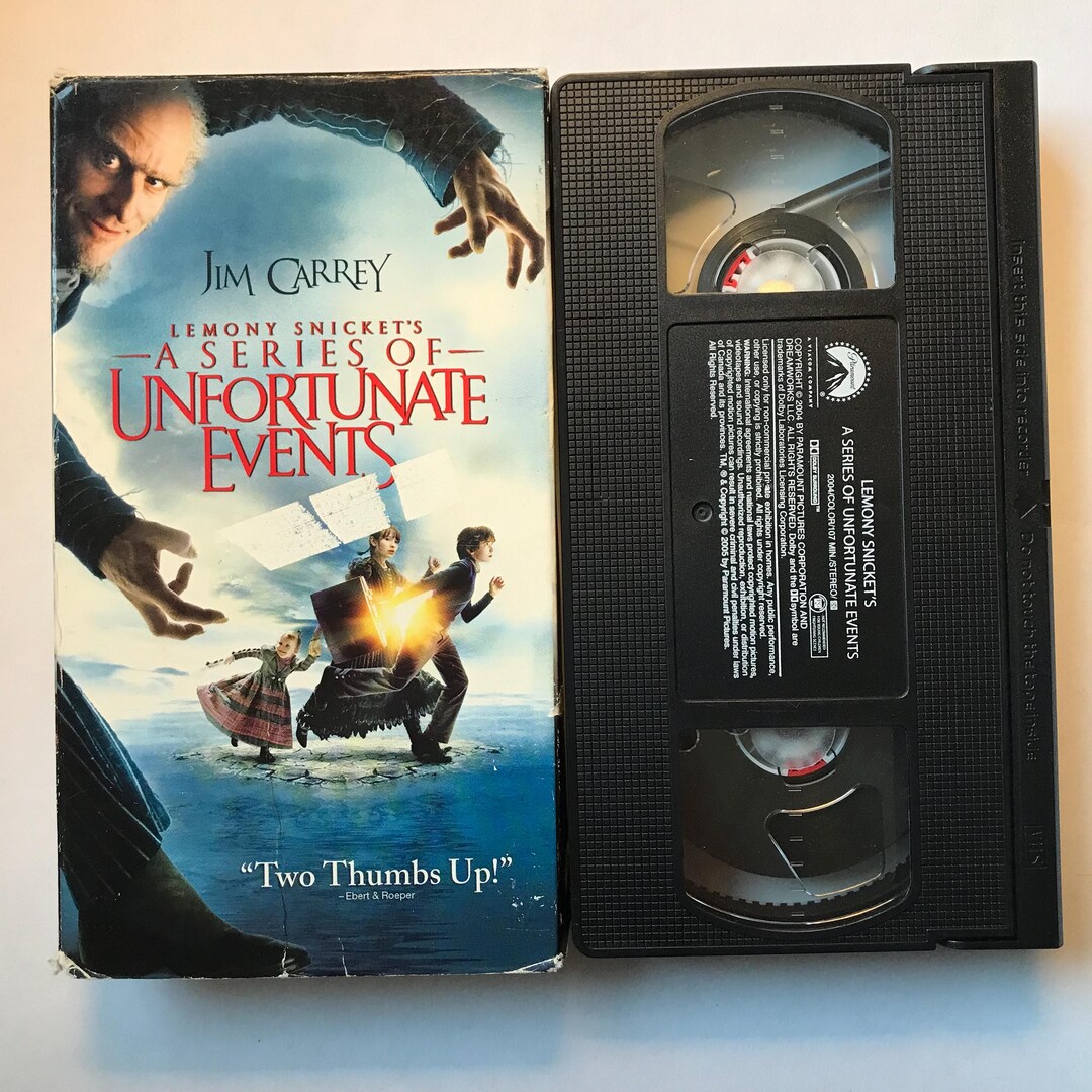Lemony Snicket's A Series of Unfortunate Events VHS Tape 2004 ...
