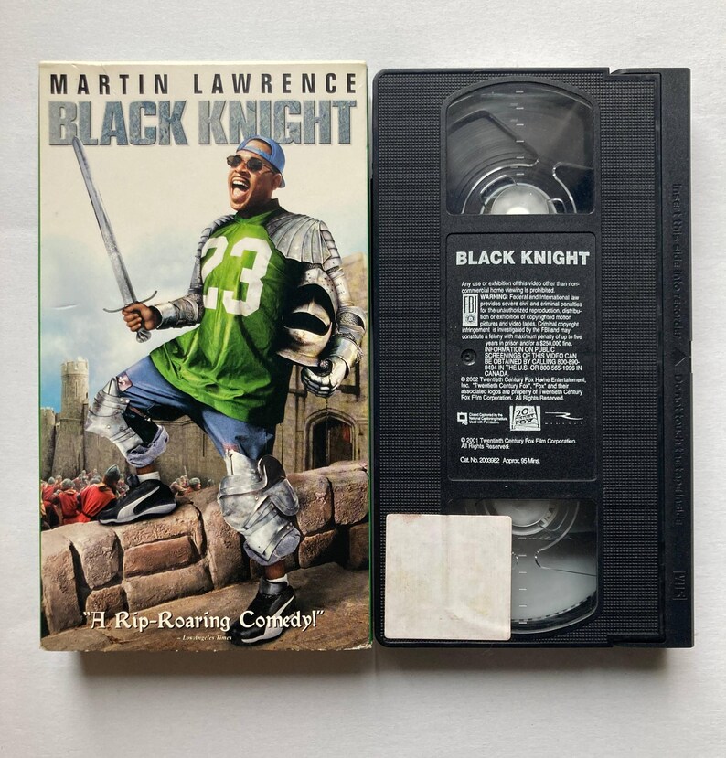Black Knight VHS Tape 2001 Martin Lawrence Comedy - Etsy
