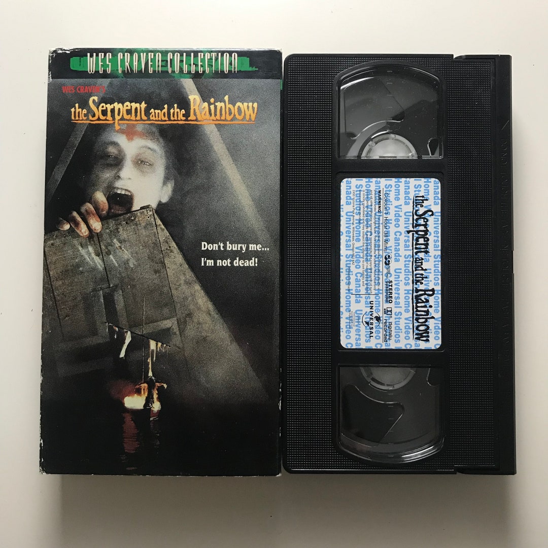 The Serpent and the Rainbow VHS Tape Wes Craven Collection Horror - Etsy