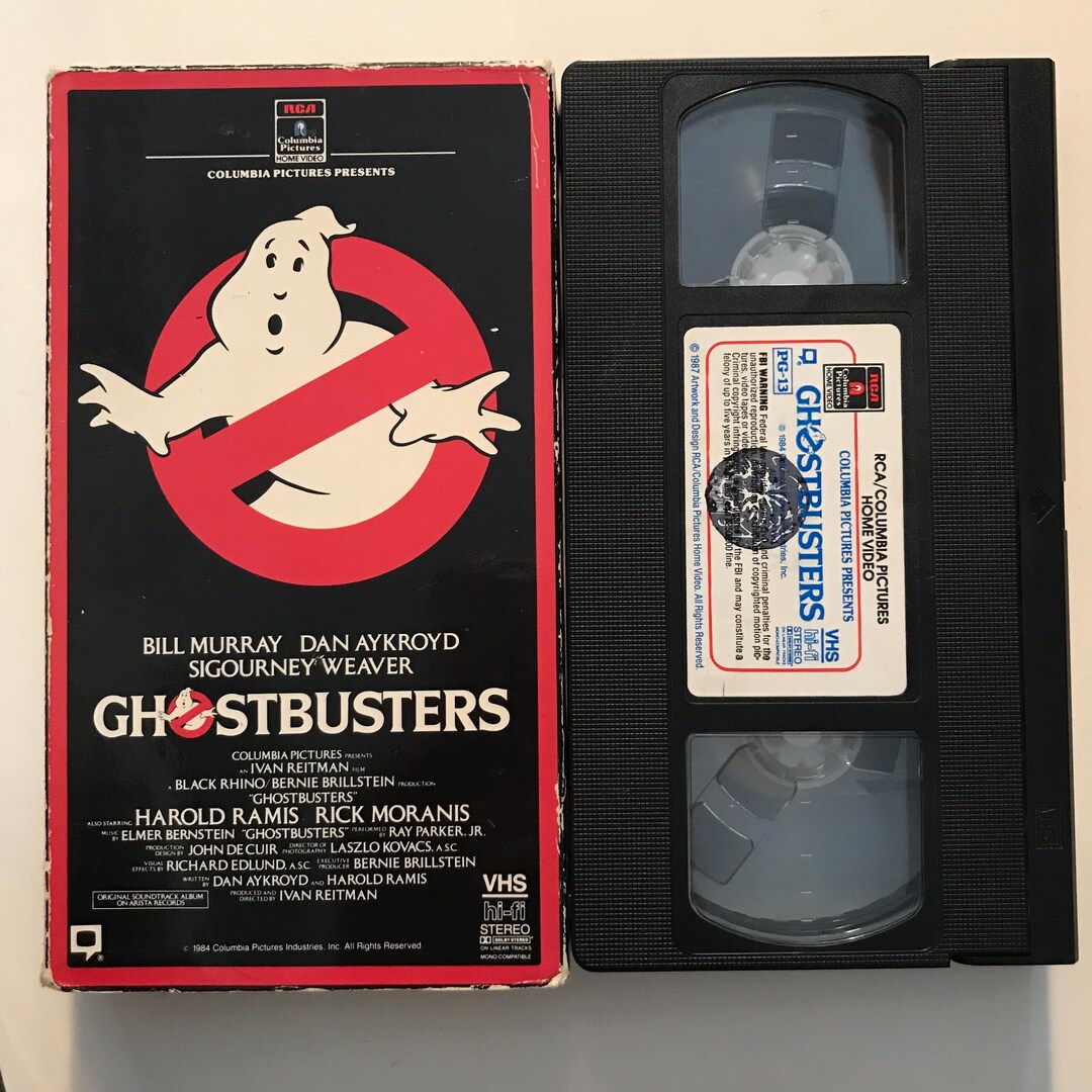 Vintage Ghostbusters VHS Tape 80s Cult Film Classic Nostalgic Gift - Etsy