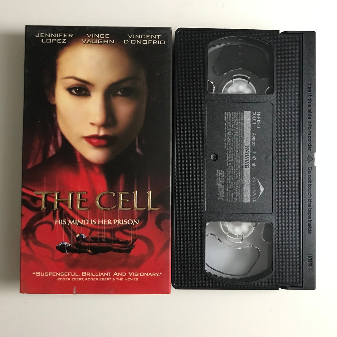 The Cell VHS Tape 2000 Thriller Jennifer Lopez Y2K Film Vintage Video ...