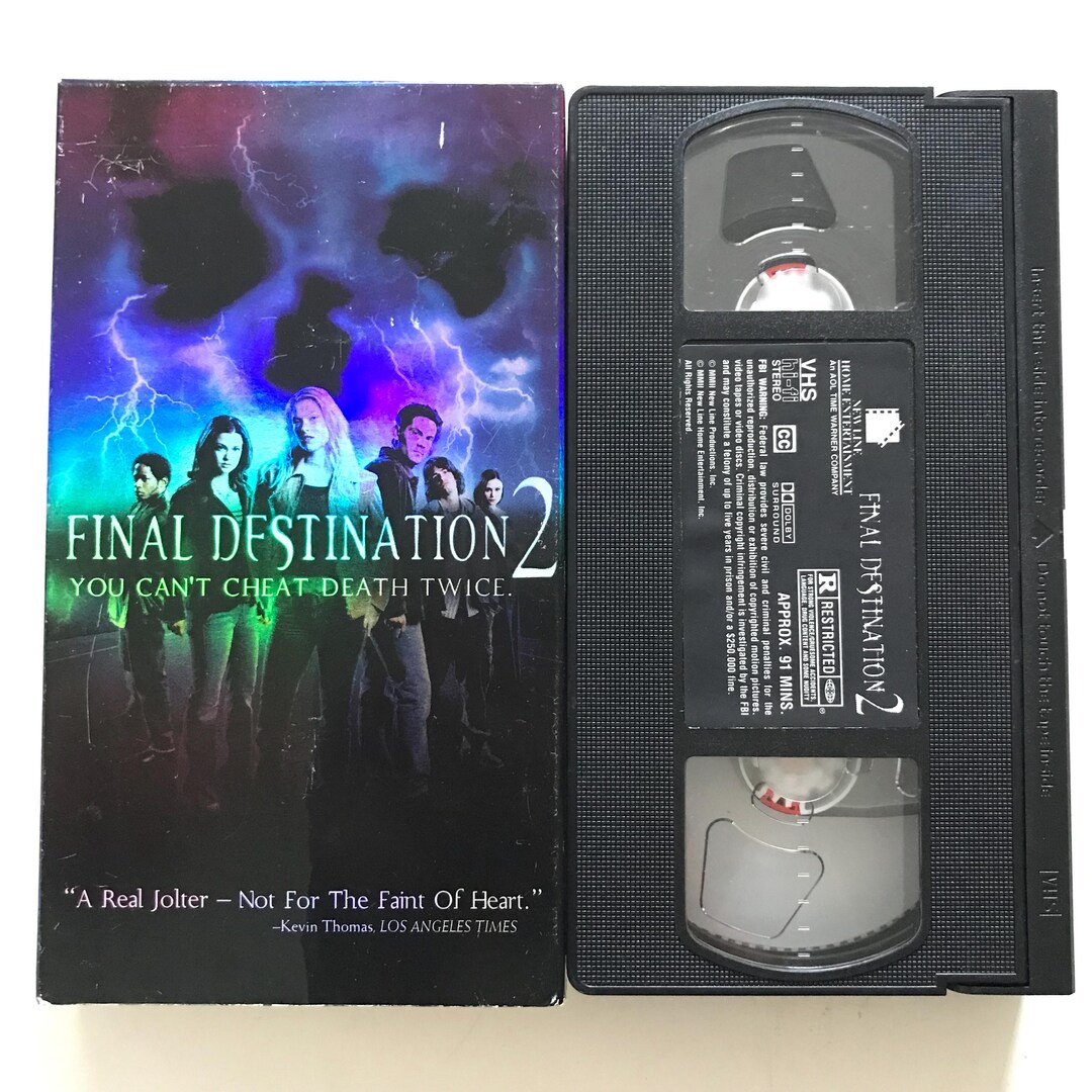 Final Destination 2 VHS Tape Retro 2000s Horror - Etsy