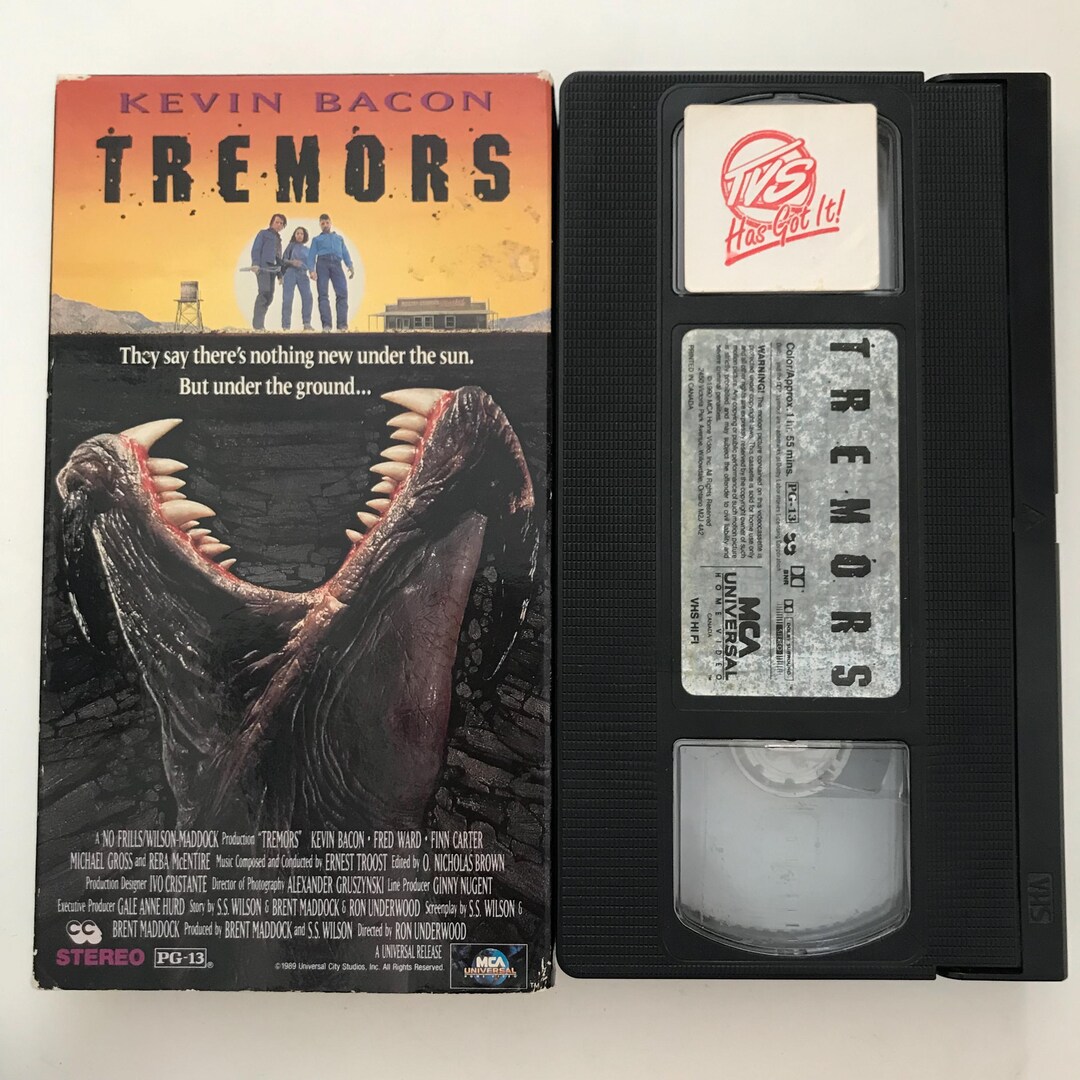 Vintage Tremors VHS Tape Retro Late 80s Cult Horror Gift - Etsy