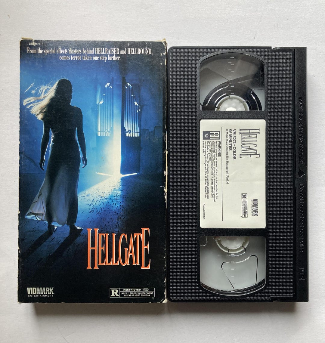 Hellgate VHS Tape 80s Horror Slasher - Etsy