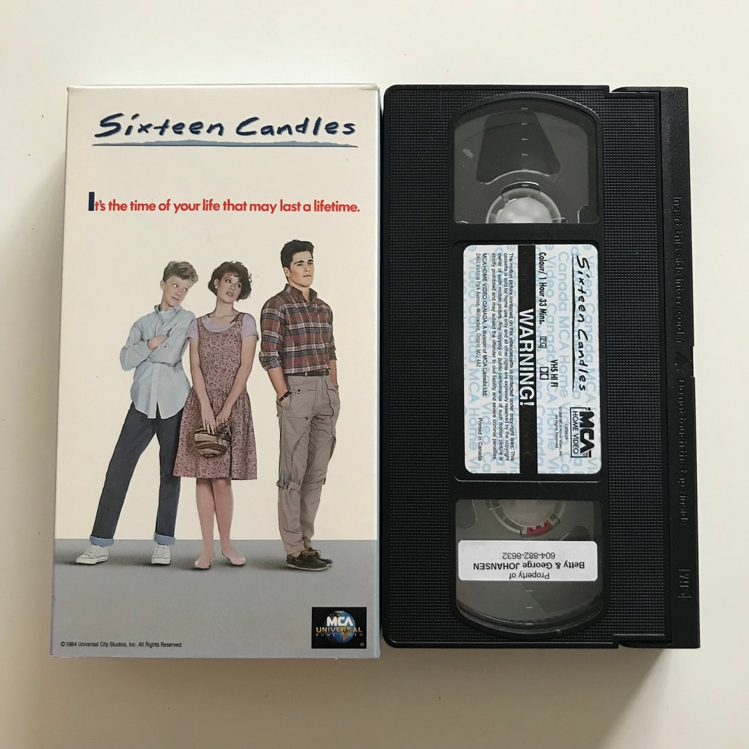 Vintage Sixteen Candles VHS Tape 80s John Hughes Cult Comedy Gift - Etsy