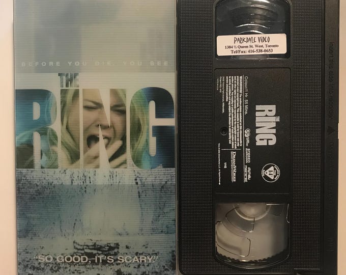 The Ring VHS Tape 2002 00s Vintage Horror Canadian Release - Etsy