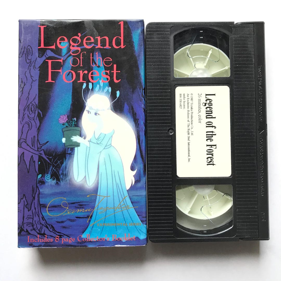 Legend of the Forest VHS Tape 80s Experimental Animated Short Osamu ...