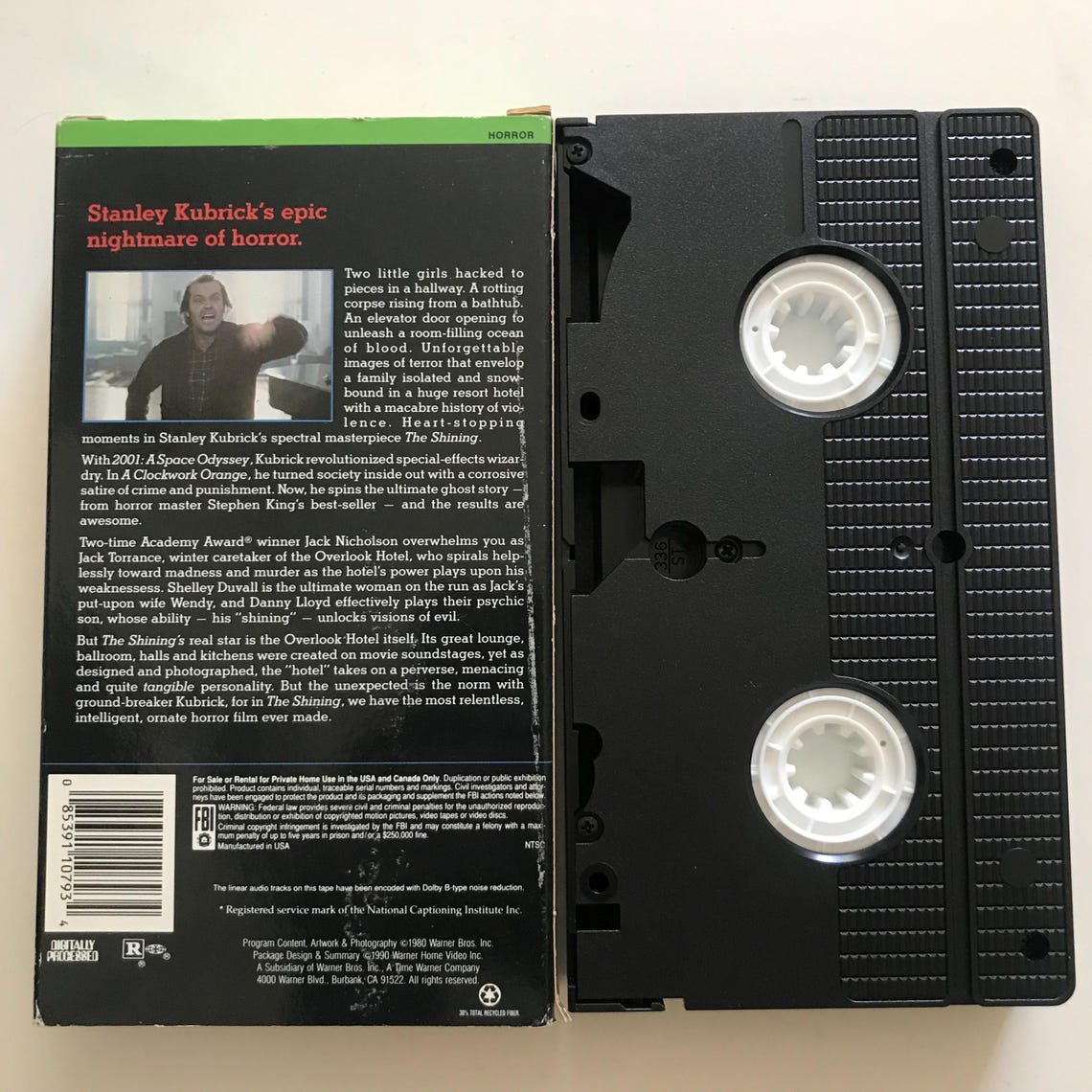 The Shining VHS Tape Retro Stephen King Horror 80s Cult Film - Etsy