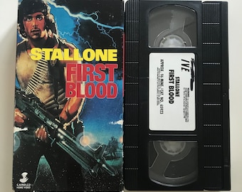 Rambo: First Blood Part II VHS Tape Retro 80s Action Sylvester Stallone ...