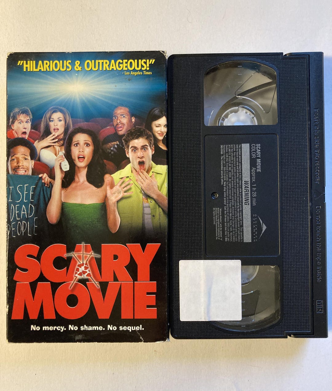 Scary Movie VHS Tape 2000 Horror Spoof Comedy Carmen Electra - Etsy UK