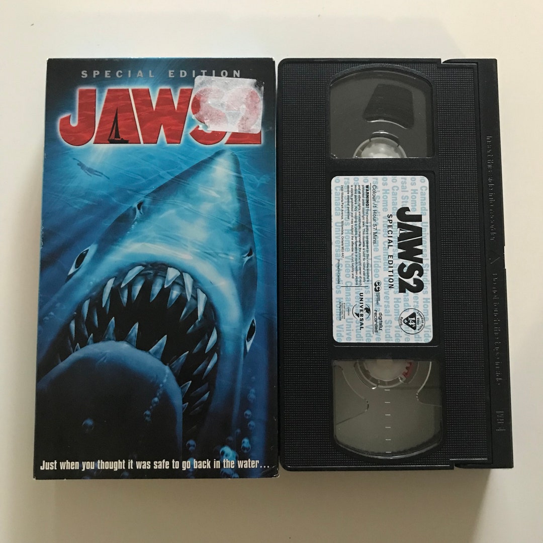Vintage Jaws 2 VHS Tape 70s Cult Horror Shark Movie - Etsy