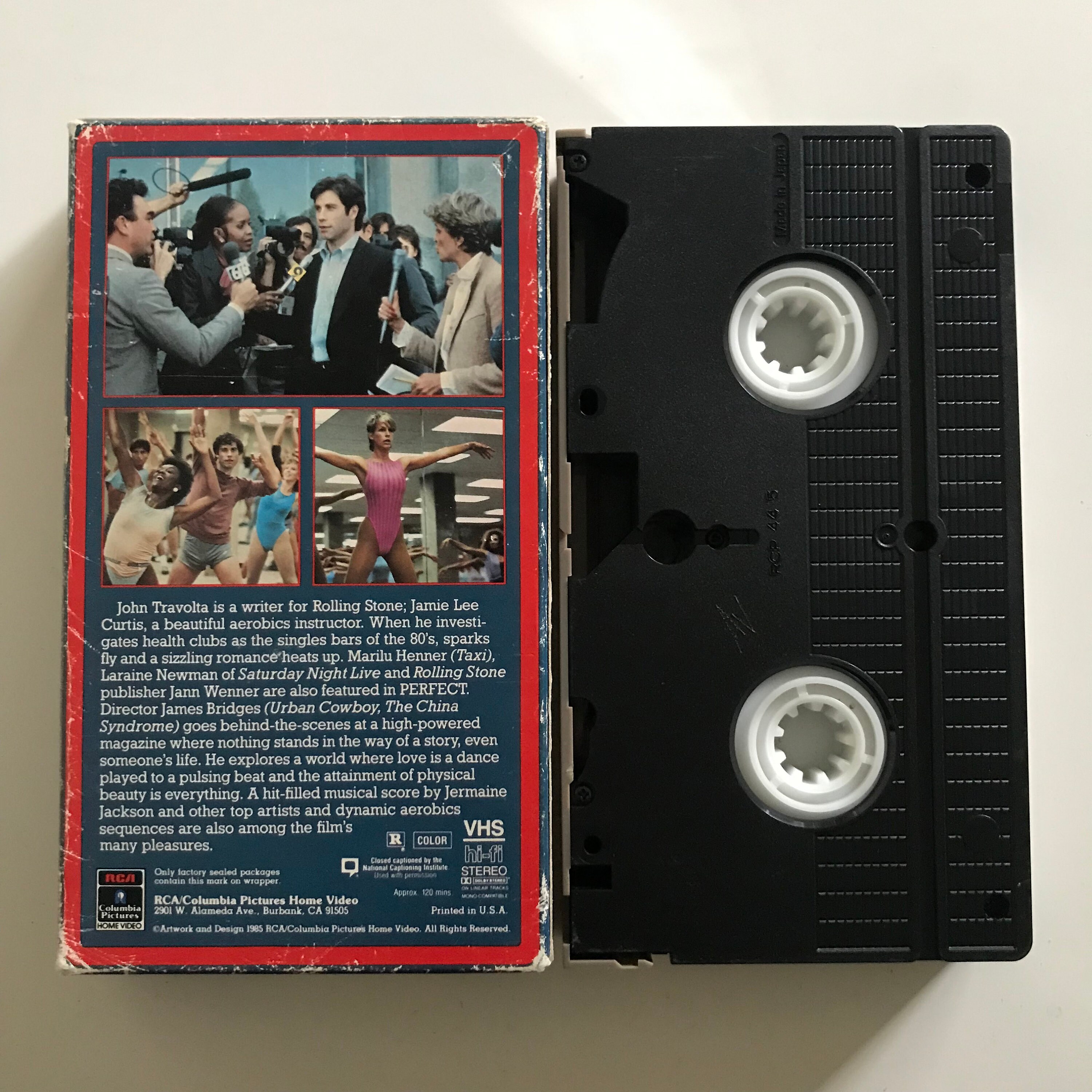 Perfect VHS Tape 1985 John Travolta Jamie Lee Curtis 80's Cult Film - Etsy