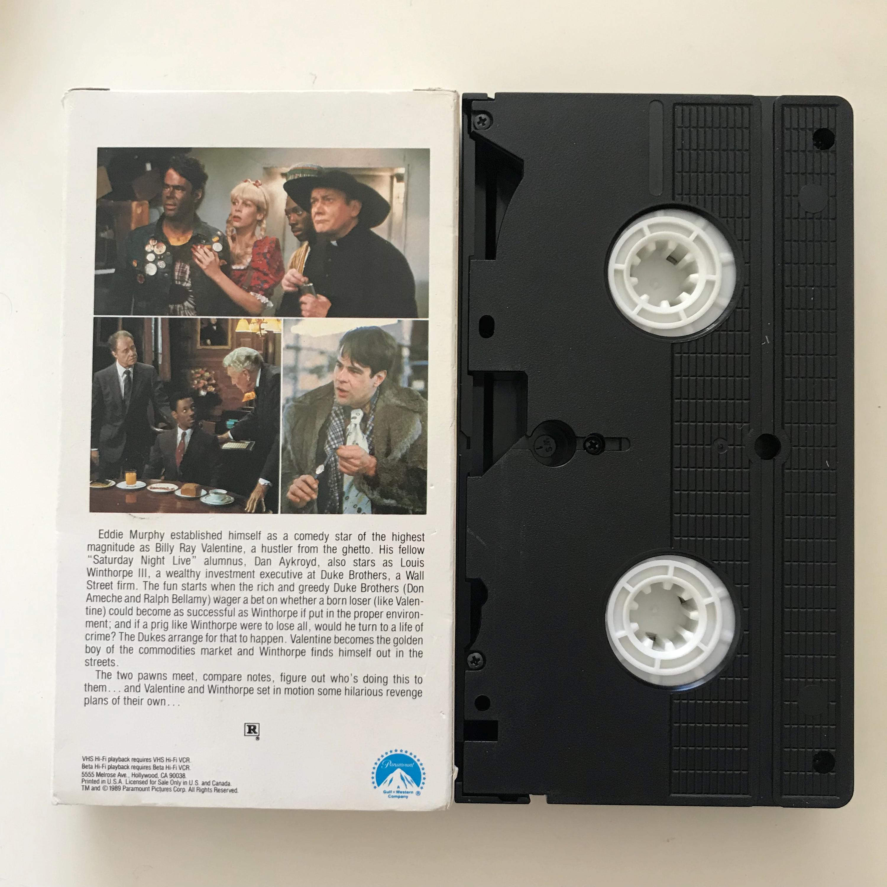 Trading Places VHS Tape 80s Eddie Murphy Dan Aykroyd Comedy - Etsy