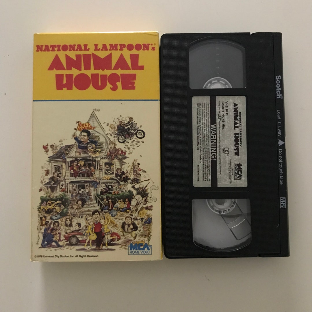 National Lampoon's Animal House VHS Tape Original 80s MCA Video 70s ...