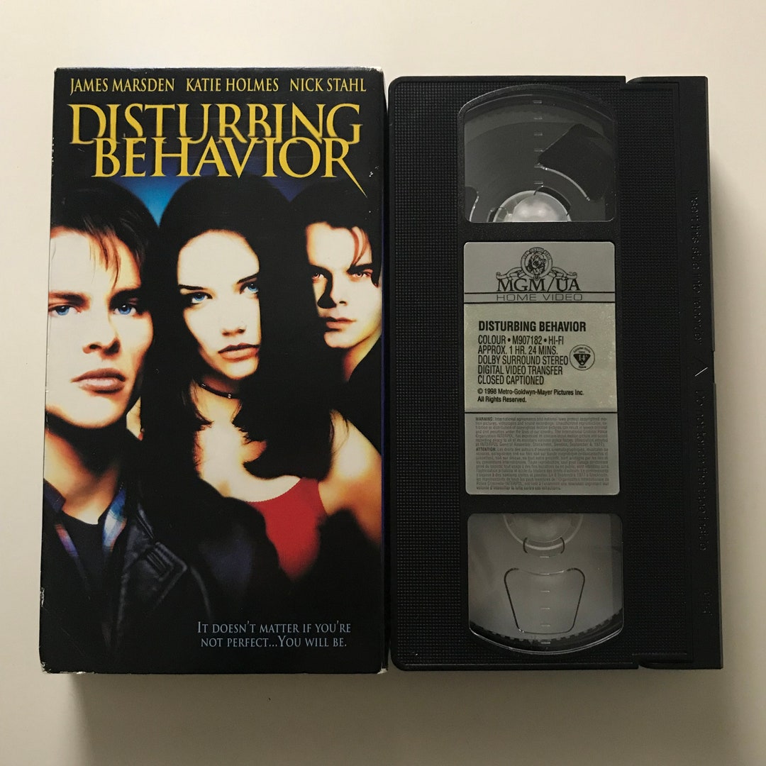 Vintage Disturbing Behavior VHS Tape 90s Horror Thriller - Etsy