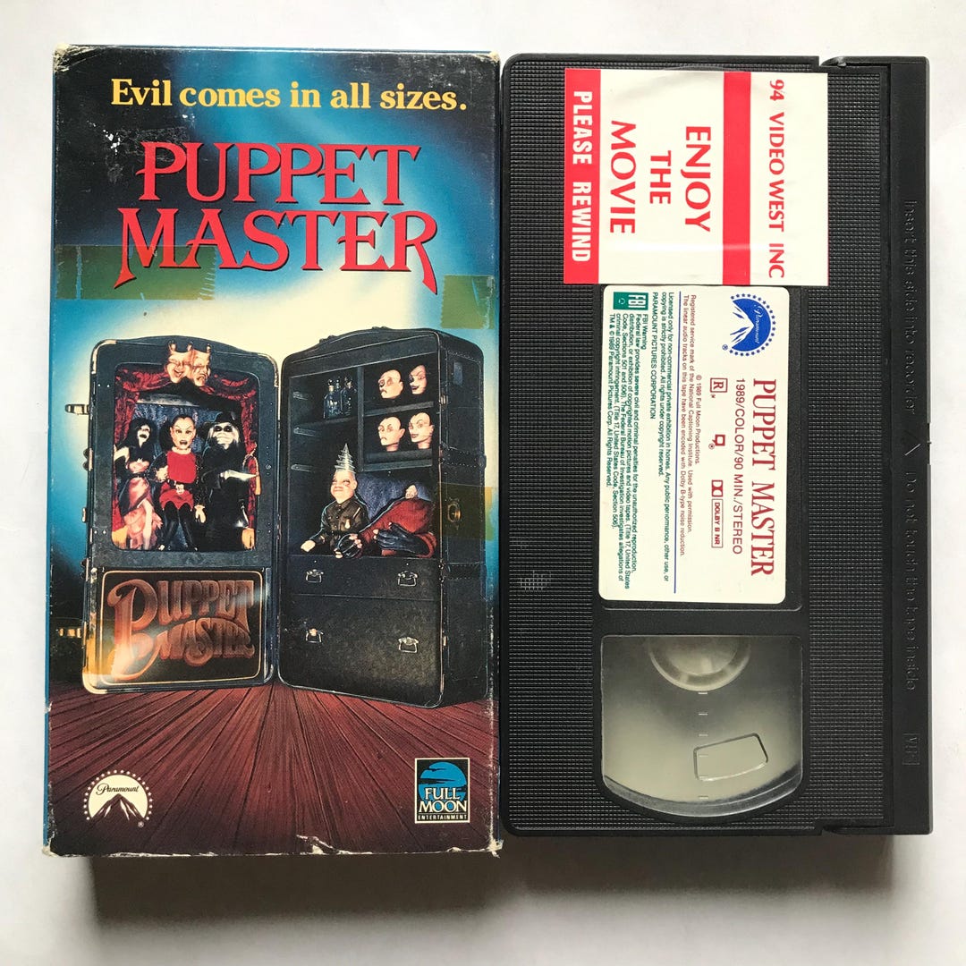 Puppet Master VHS Retro 80s Full Moon Horror Cult B-movie Gift - Etsy