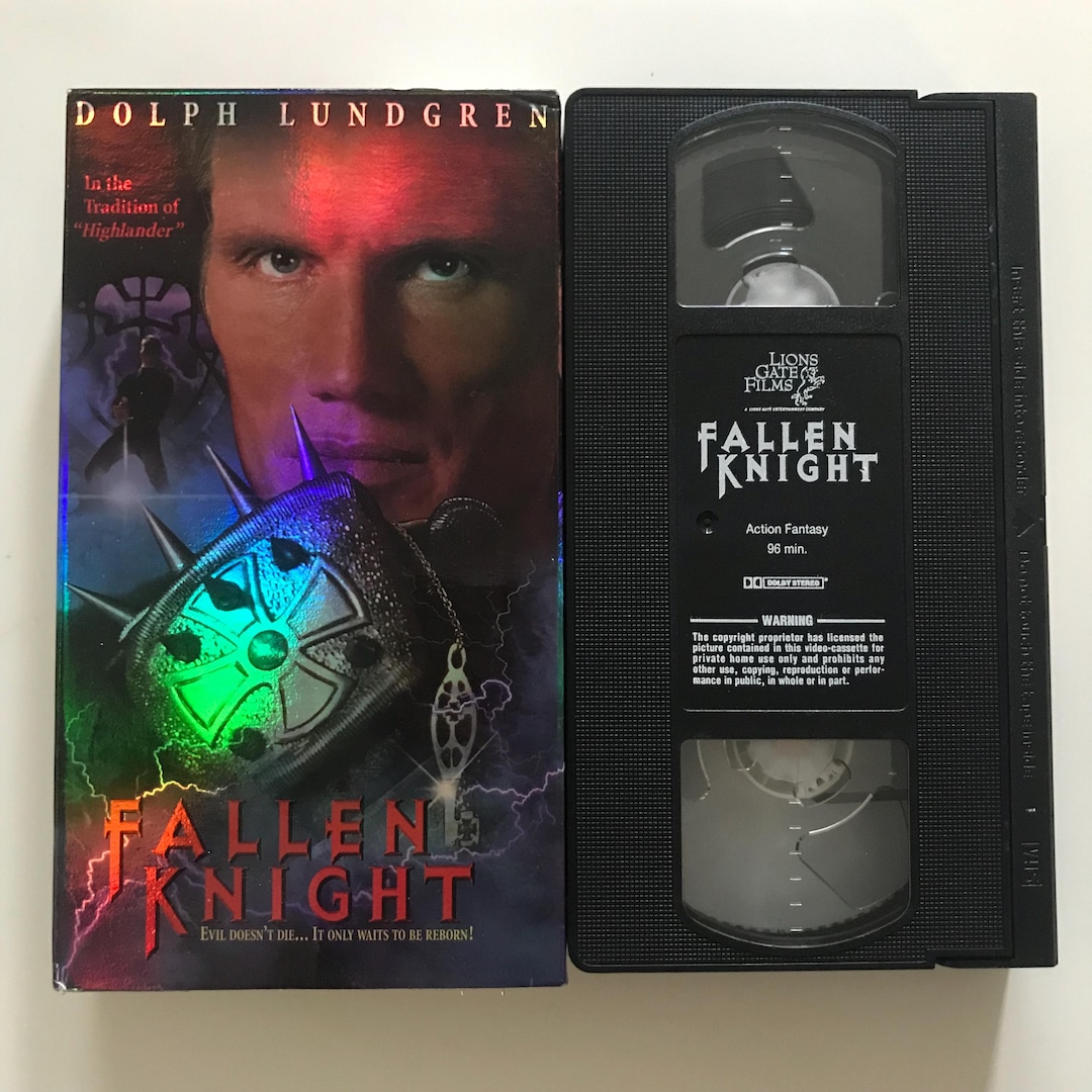 Fallen Knight VHS Tape Dolph Lundgren 90s Fantasy Action Horror - Etsy