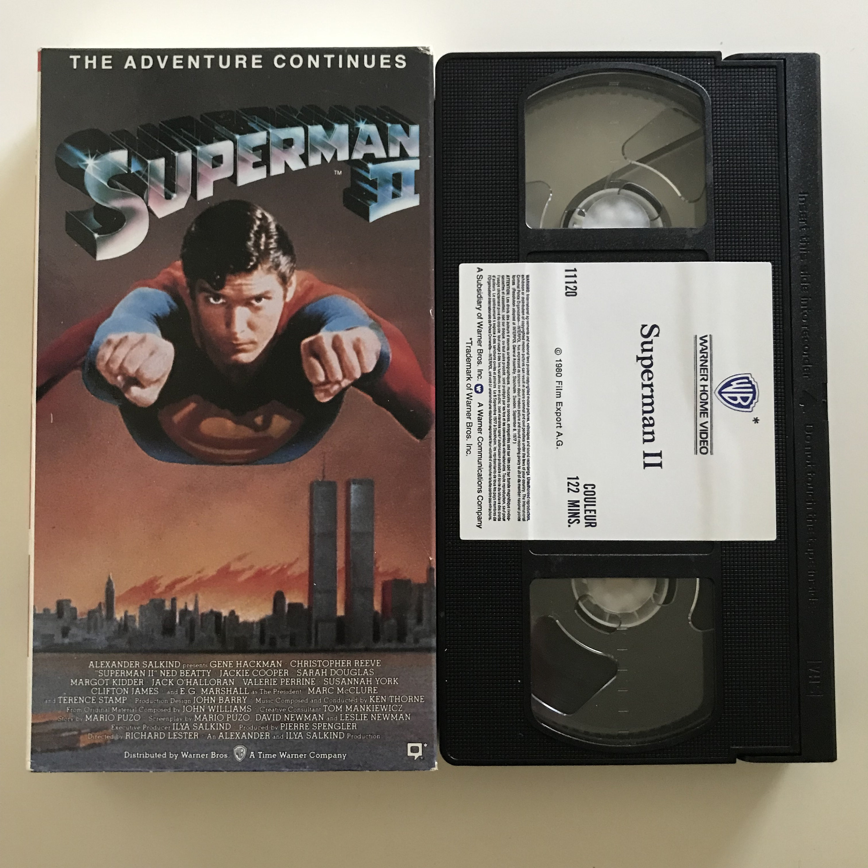 Vintage Superman II VHS Tape 80s Christopher Reeve - Etsy
