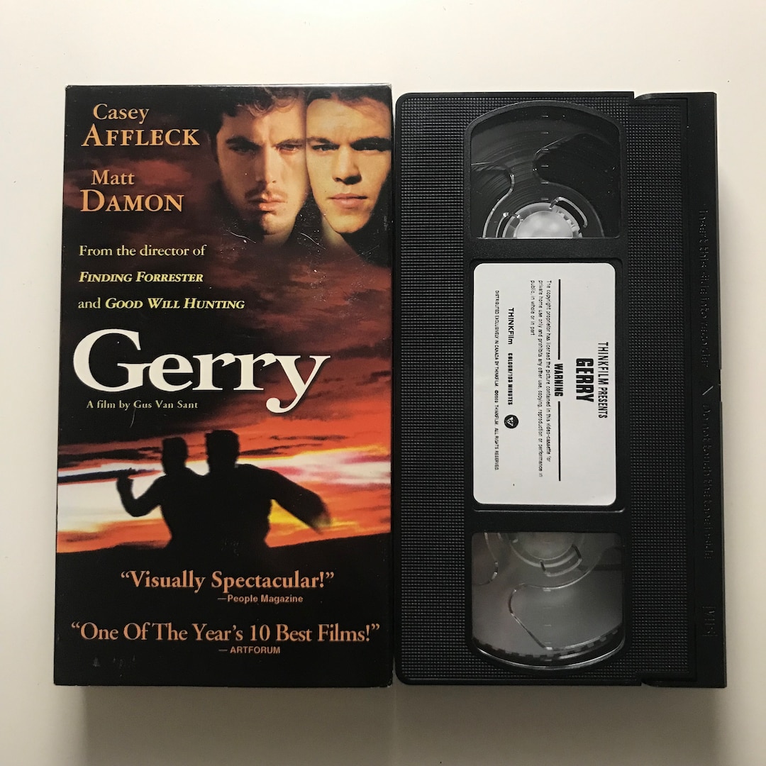 Gerry VHS Tape Retro 2000s Gus Van Sant Matt Damon - Etsy