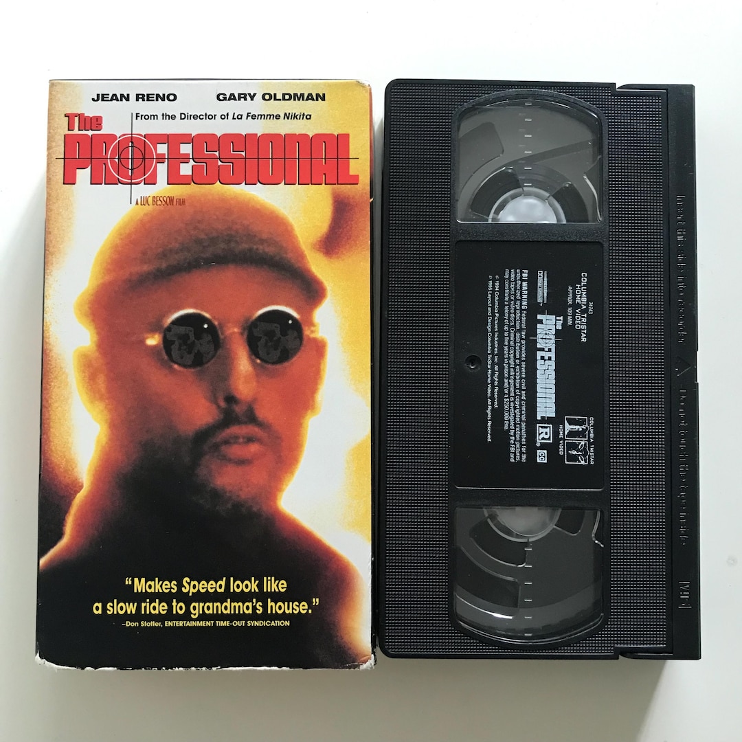 The Professional VHS Tape Luc Besson Gary Oldman 90s Cult Thriller - Etsy