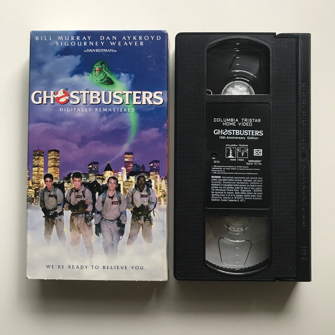 Ghostbusters VHS Tape Vintage 90s Video 1980s Cult Film - Etsy