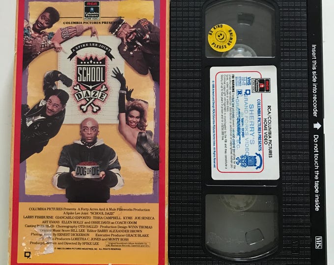School Daze VHS Tape 80s College Comedy Spike Lee - Etsy