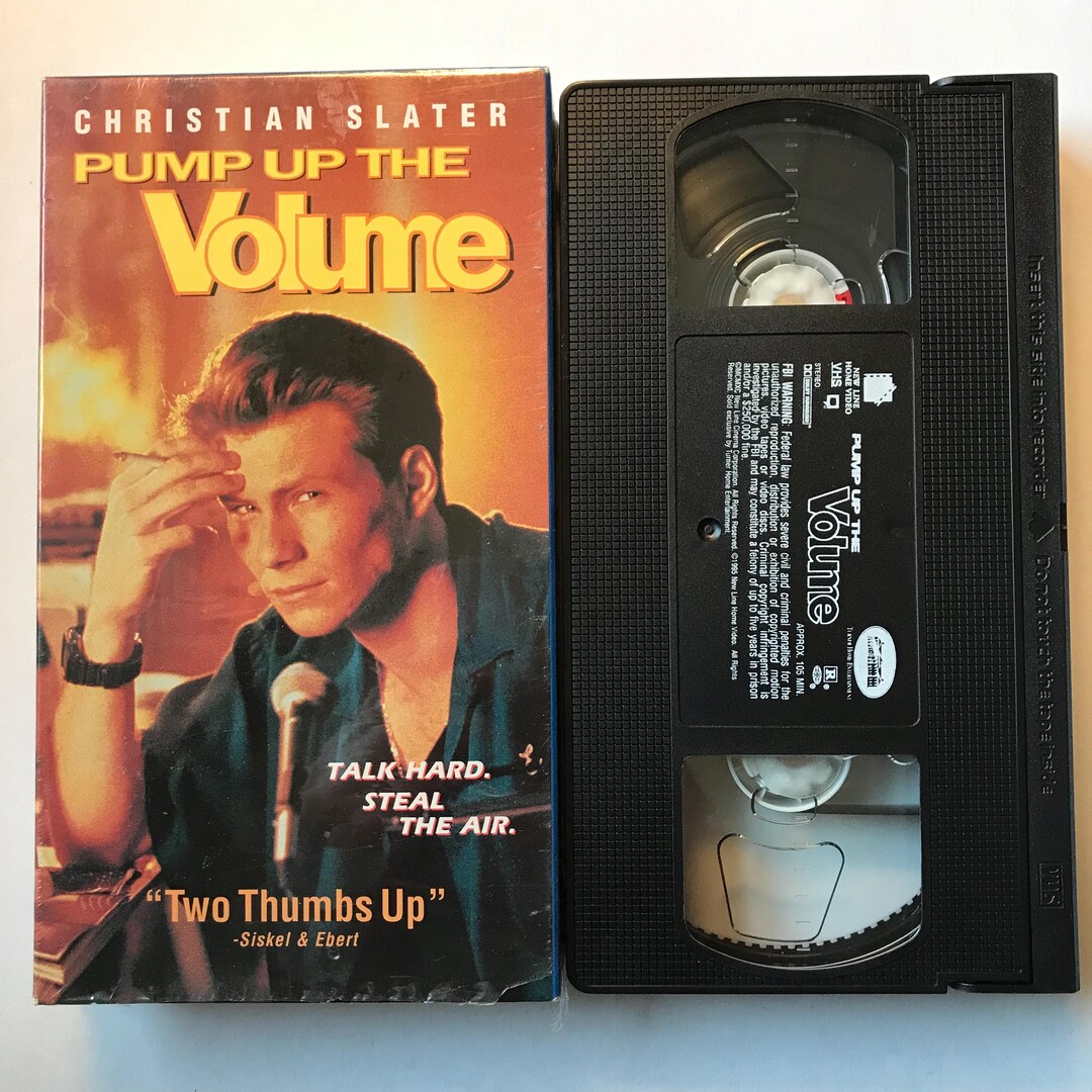 Pump up the Volume VHS Tape Retro 90s Comedy Drama Christian Slater - Etsy