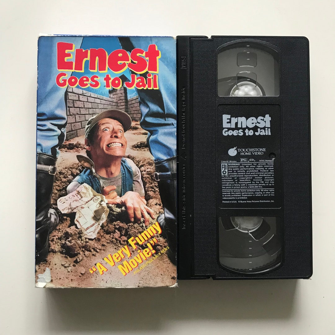 Ernest Goes to Jail VHS Tape 1990 90s Cult Comedy - Etsy