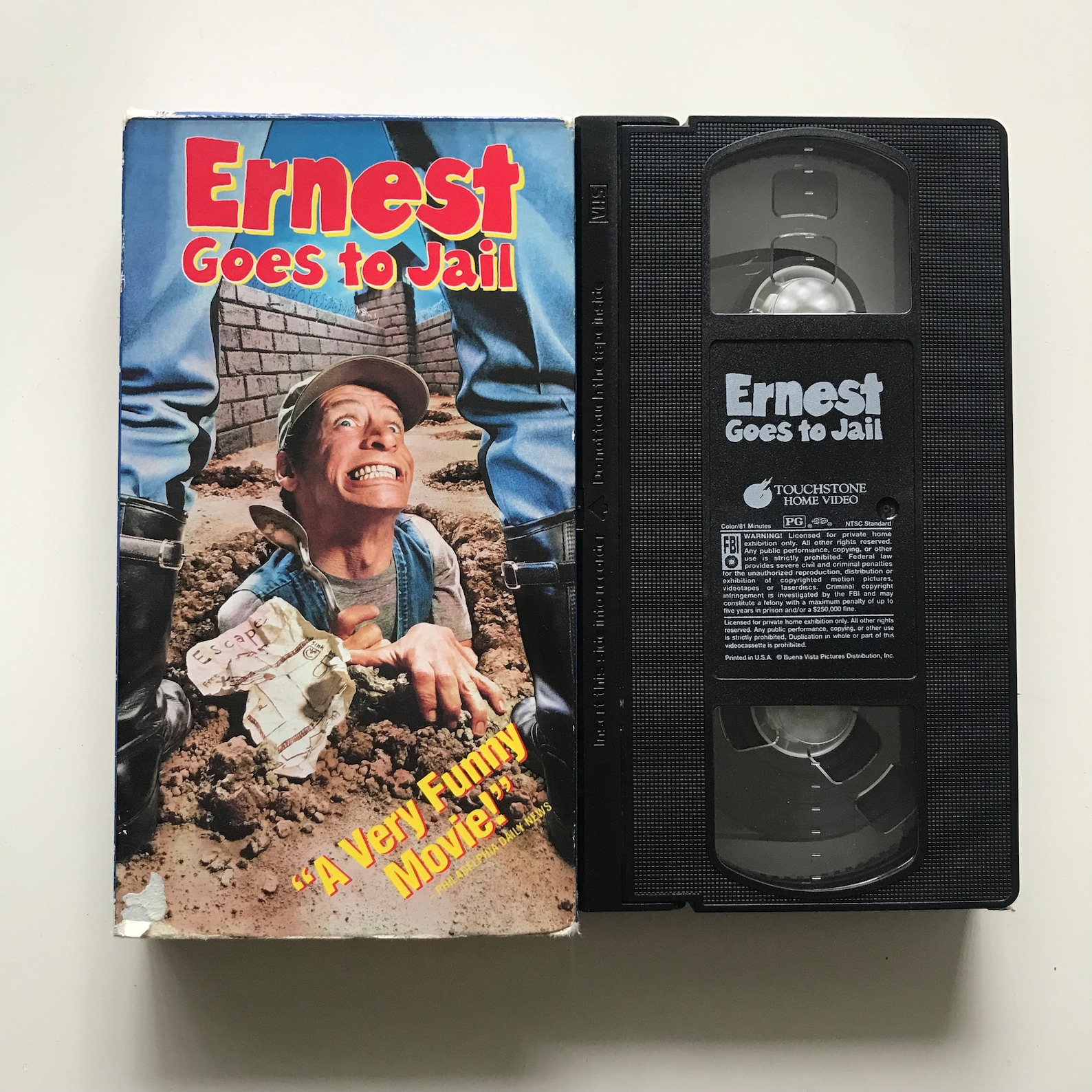 Ernest Goes to Jail VHS Tape 1990 90s Cult Comedy - Etsy