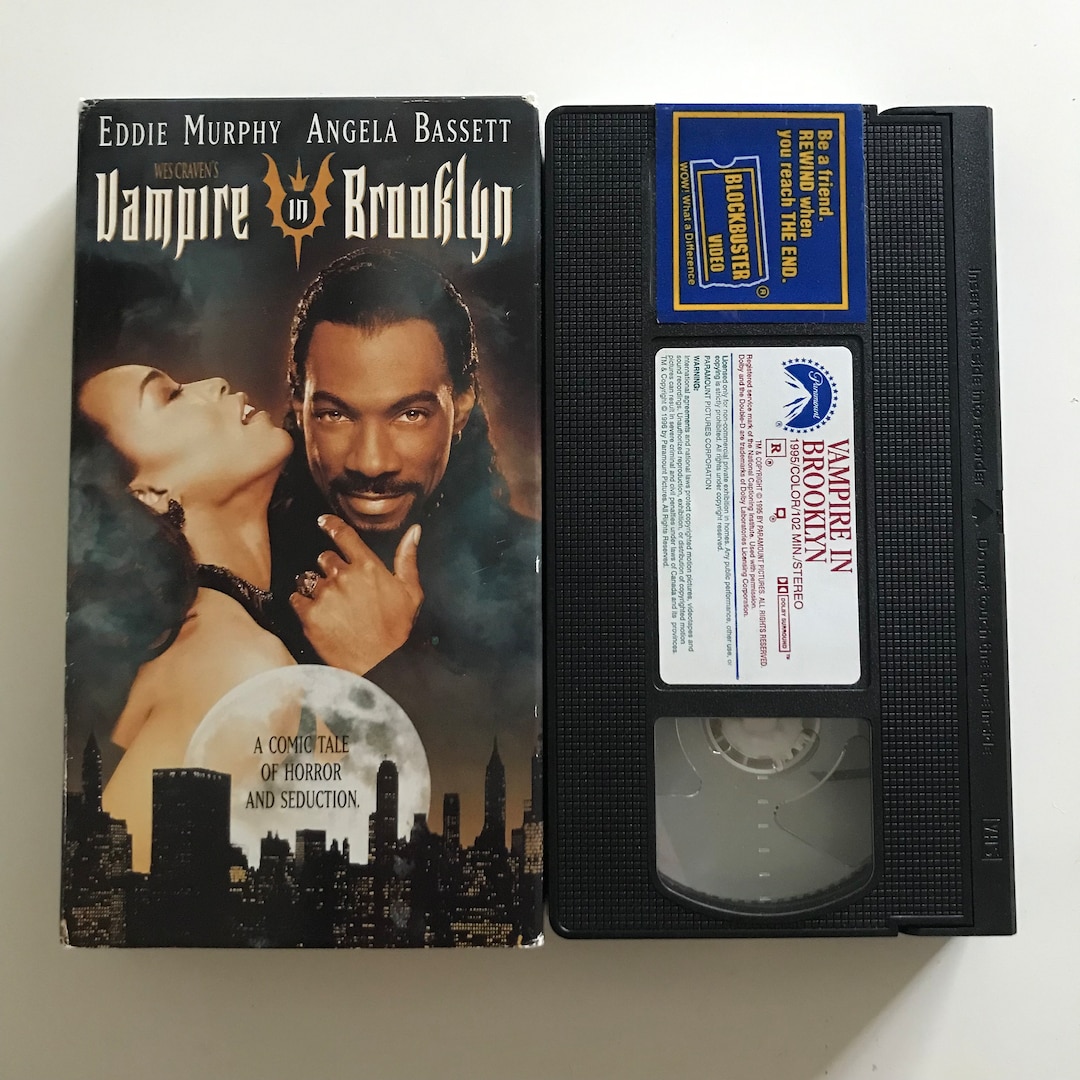 Vampire in Brooklyn VHS Tape Eddie Murphy Angela Bassett 90s Horror ...