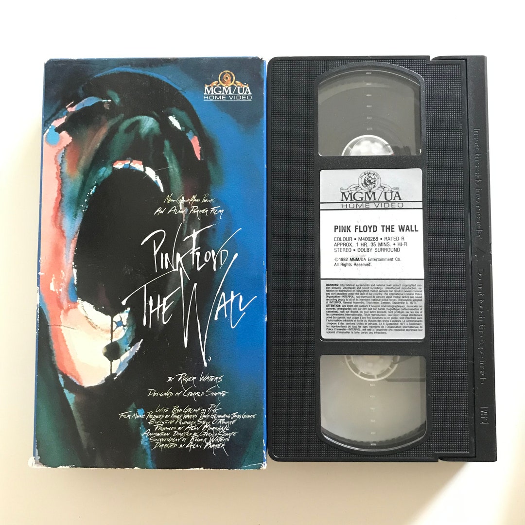 Vintage Pink Floyd the Wall VHS Tape Classic 80s Rock Movie Gift - Etsy