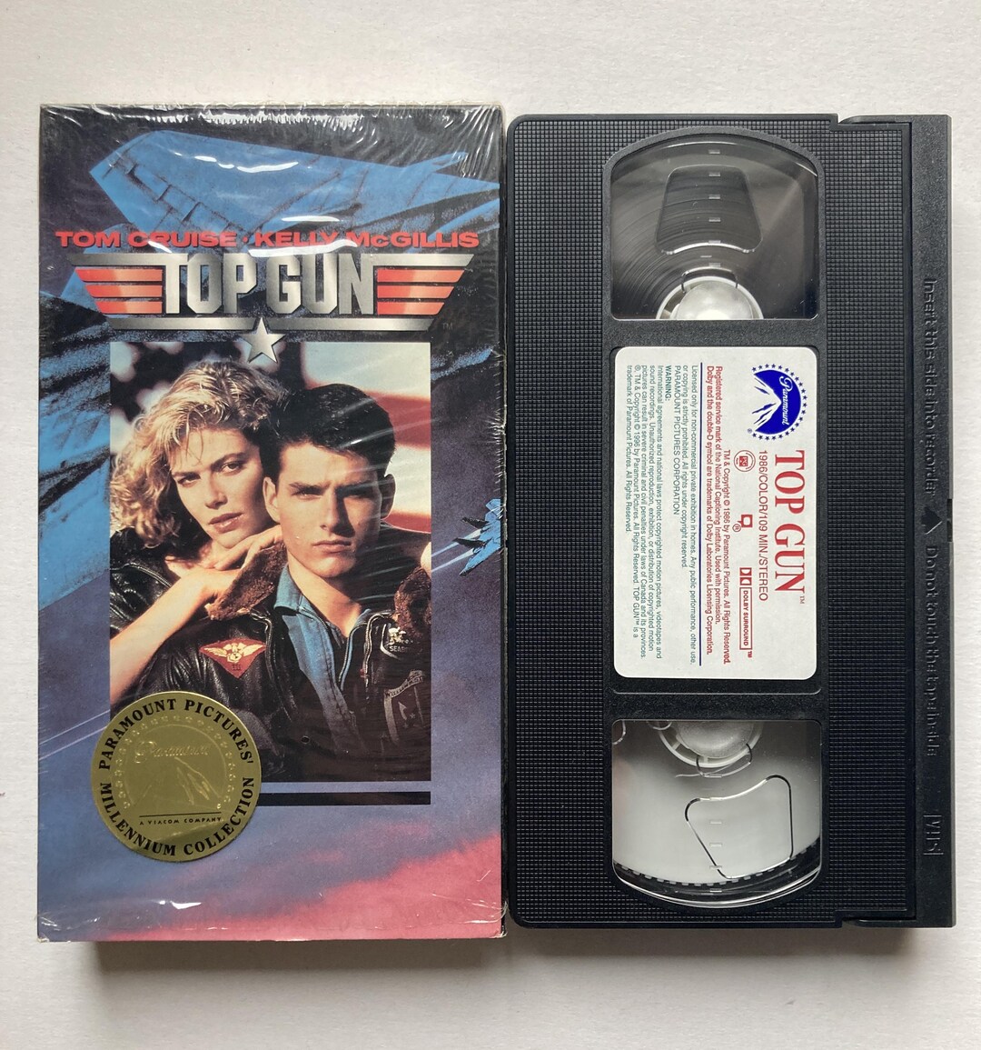 Vintage Top Gun VHS Tape Original 80s Cult Classic Tom Cruise - Etsy UK
