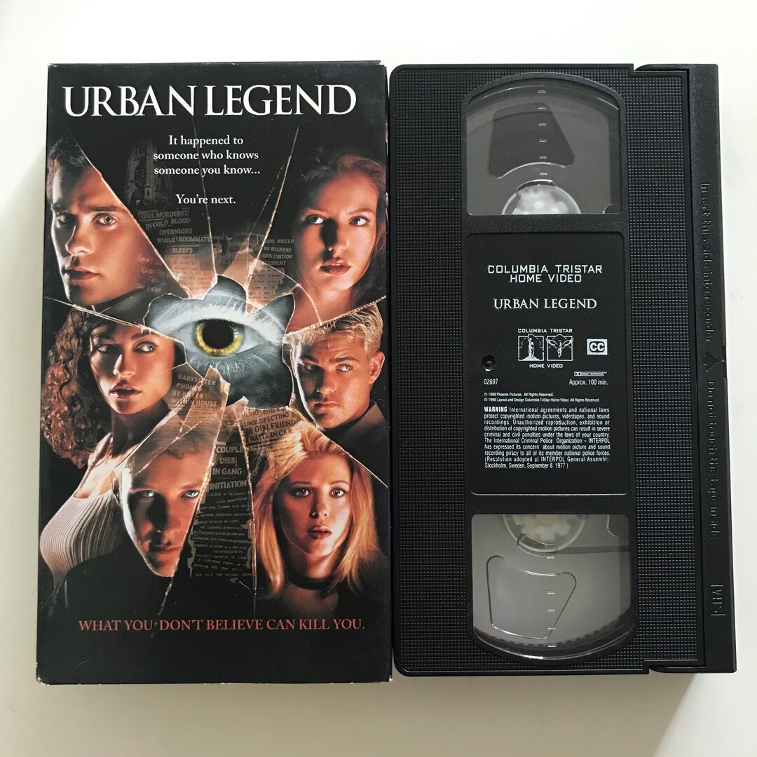 Vintage Urban Legend VHS Tape 90s Teen Horror Slasher Movie - Etsy