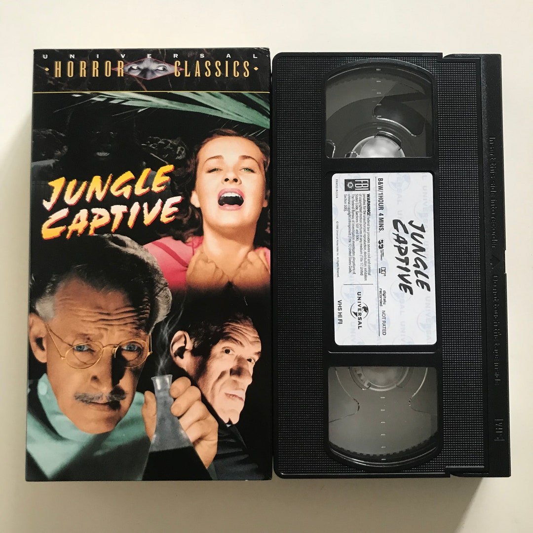 Jungle Captive VHS Tape Universal Horror Classics 40s Mad Scientist - Etsy