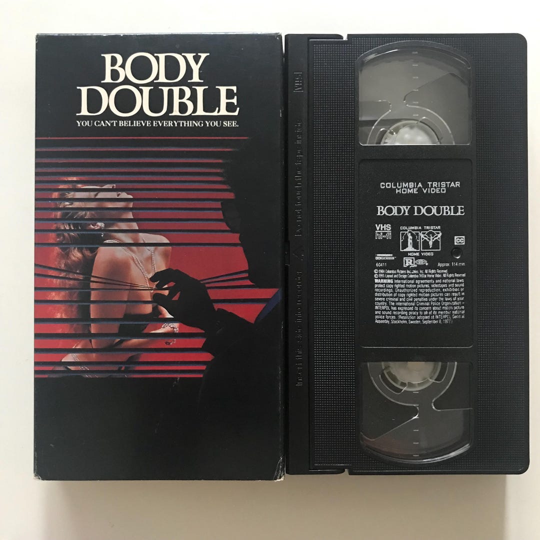 Vintage Body Double VHS Tape 80s Thriller Brian De Palma - Etsy