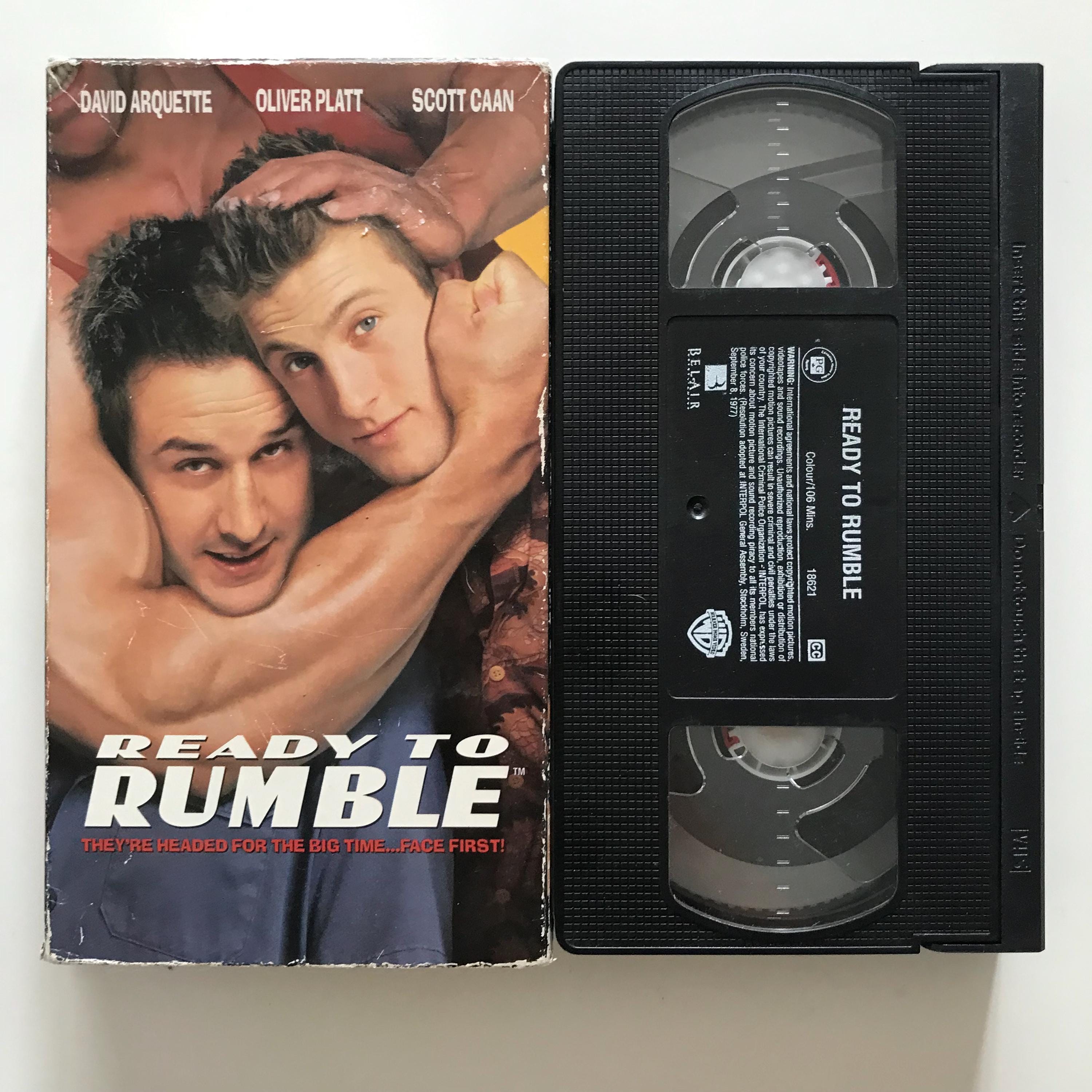 Ready to Rumble VHS 2000 Comedy David Arquette WCW Wrestling - Etsy
