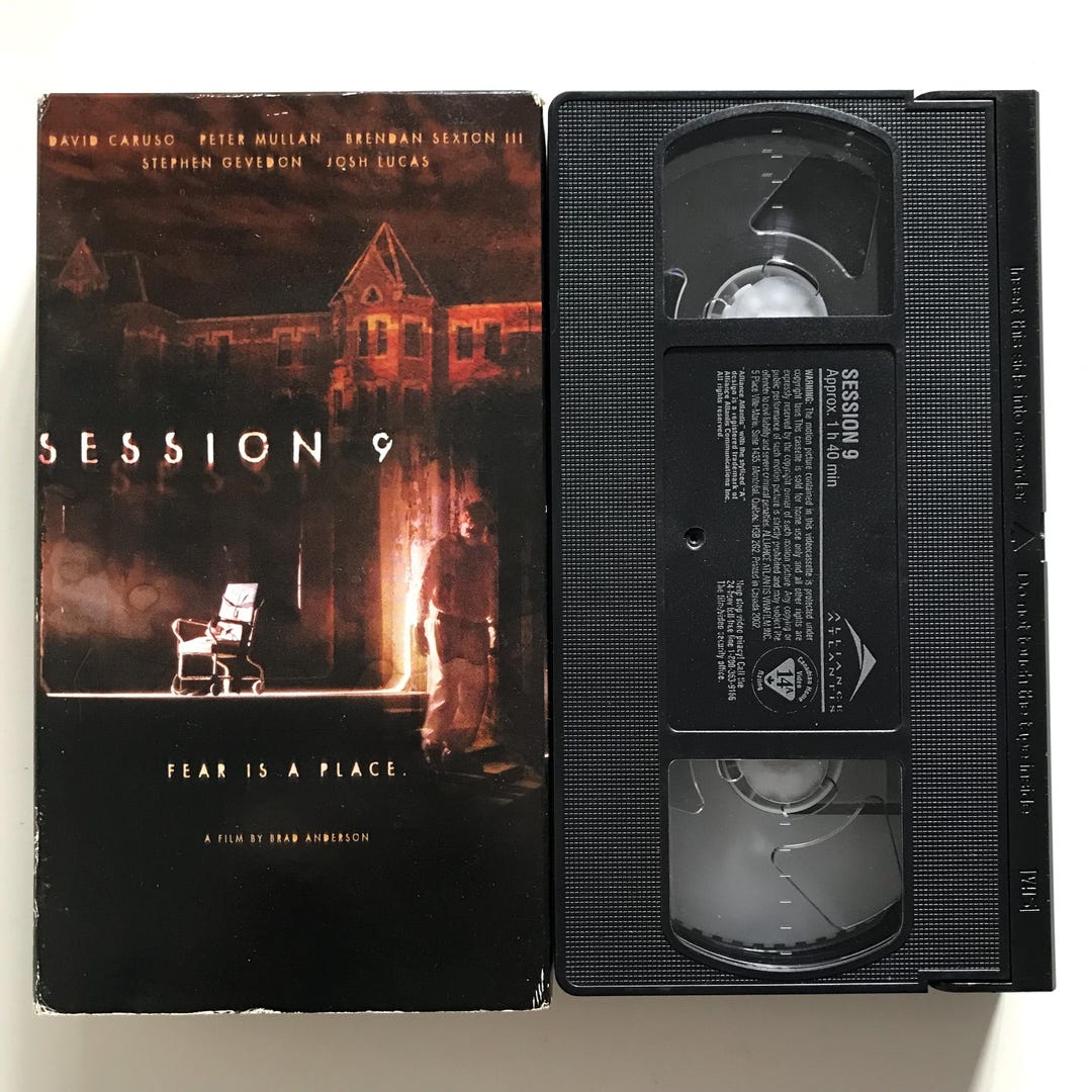 Session 9 VHS Tape Retro 2000s Scary Psychological Horror - Etsy