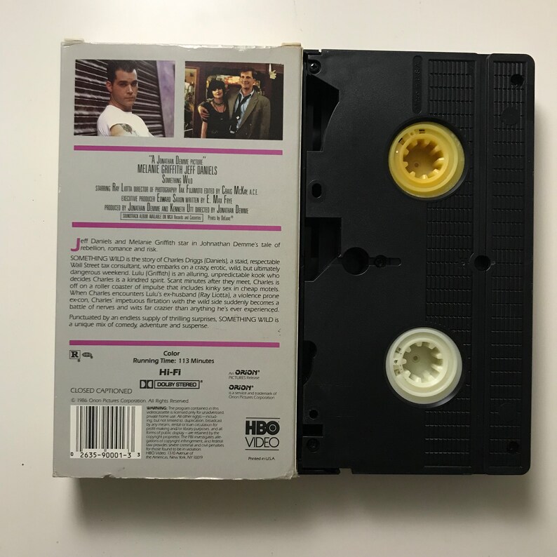 Something Wild VHS Tape Vintage 80s Video Jeff Daniels - Etsy