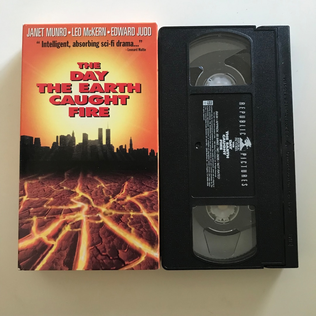 The Day the Earth Caught Fire VHS Tape 60s Science Fiction Gift - Etsy