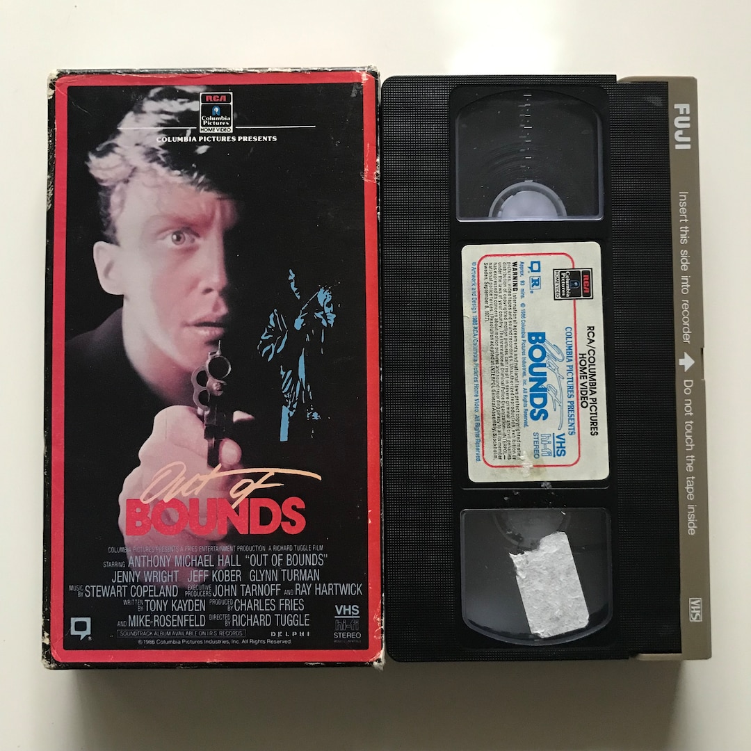 Out of Bounds VHS Tape 80s Anthony Michael Hall Thriller - Etsy