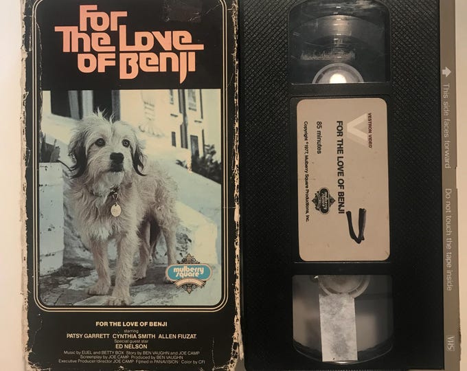 For the Love of Benji VHS Tape Vestron Video 70s Benji the Dog Gift - Etsy
