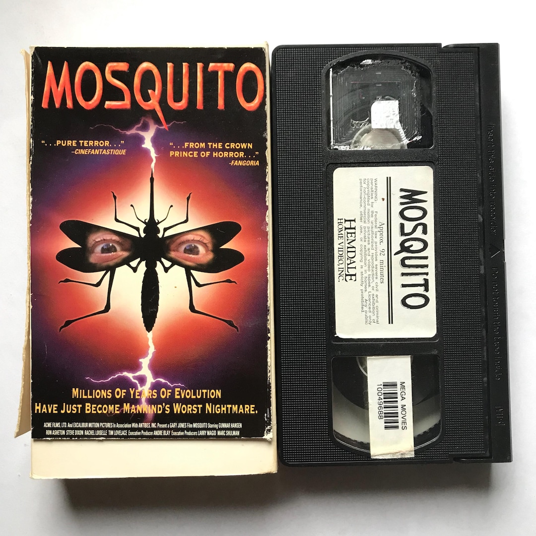 Mosquito VHS Tape 90s Horror B-movie Creature Feature - Etsy